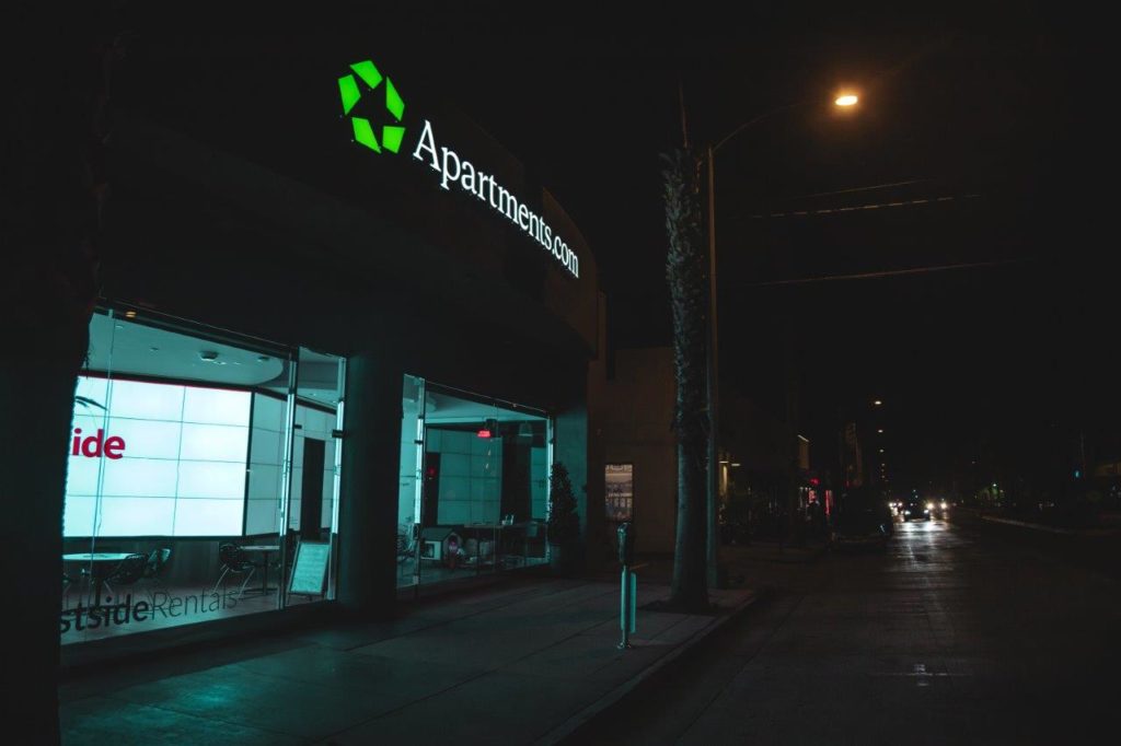 Apartments.com Electrical Sign - Outdoor Dimensions